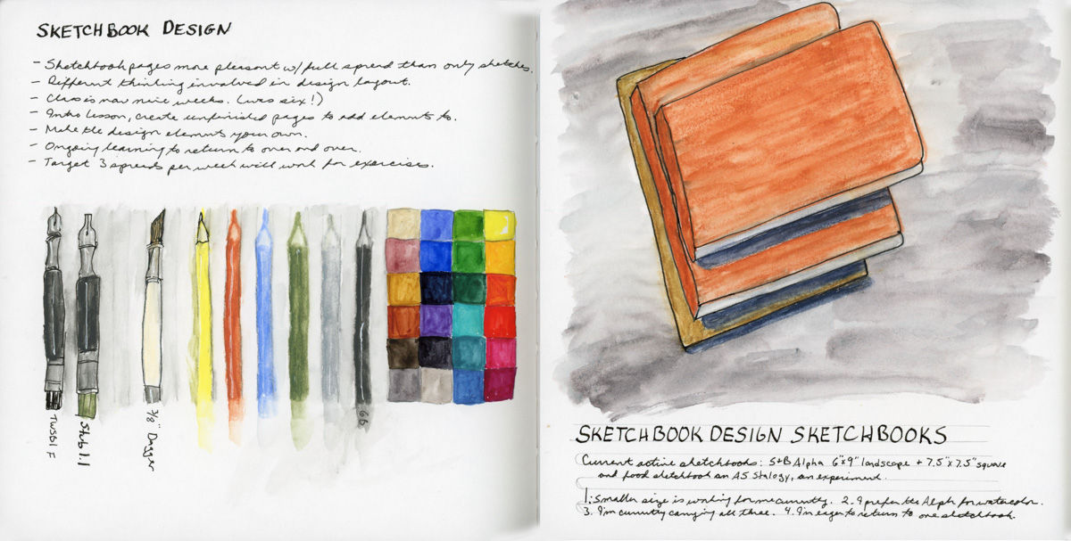 Materials Sketch – Jamie's Sketchbook
