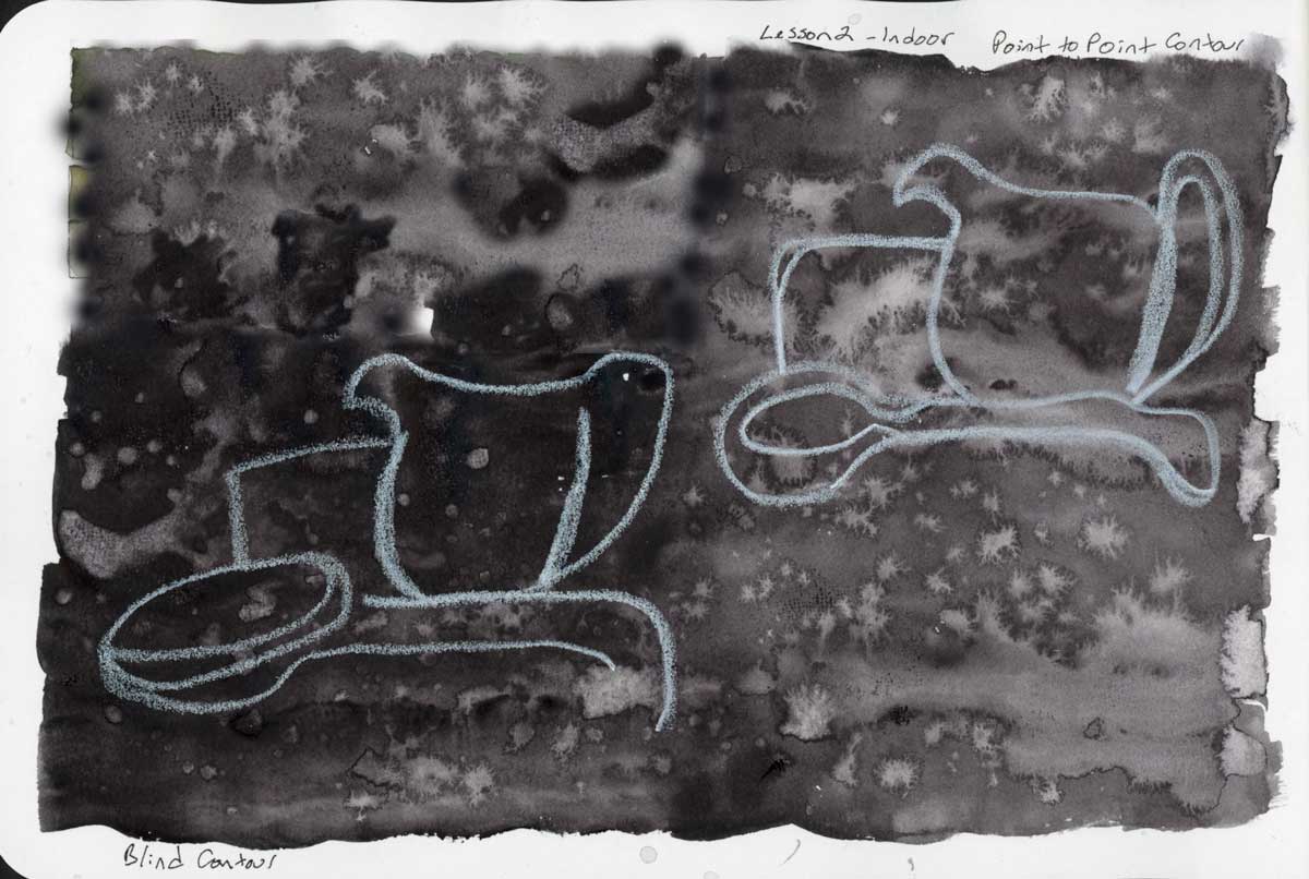 Blind Contour and Continuous Line – Jamie's Sketchbook
